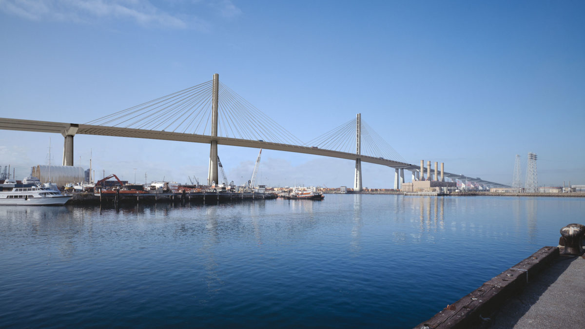 Dissing+Weitling | Long Beach International Gateway Bridge (formerly ...
